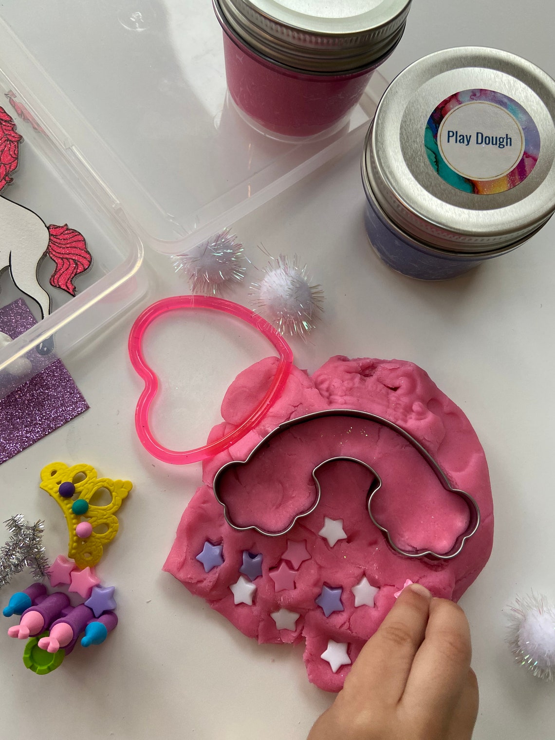 Unicorn Play Dough Kit Unicorn Playdough Kit Unicorn | Etsy