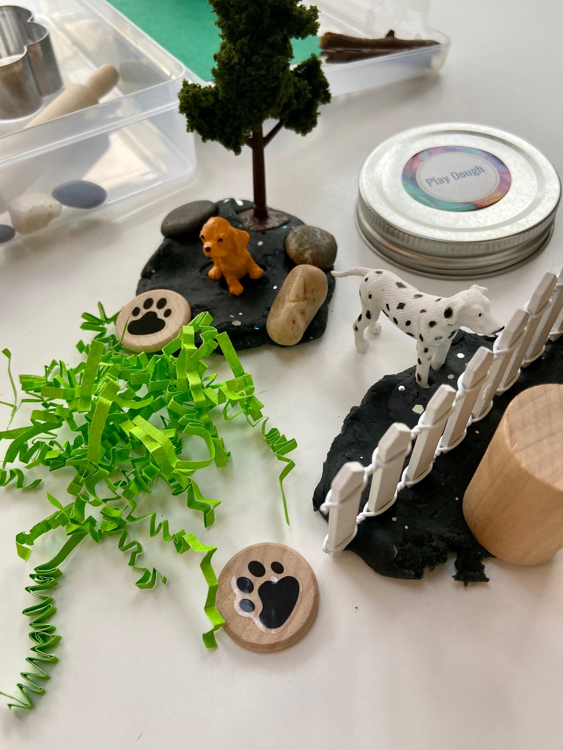 Dog Playdough Kit Dog Play Dough Box Puppy Sensory Kit Dog | Etsy