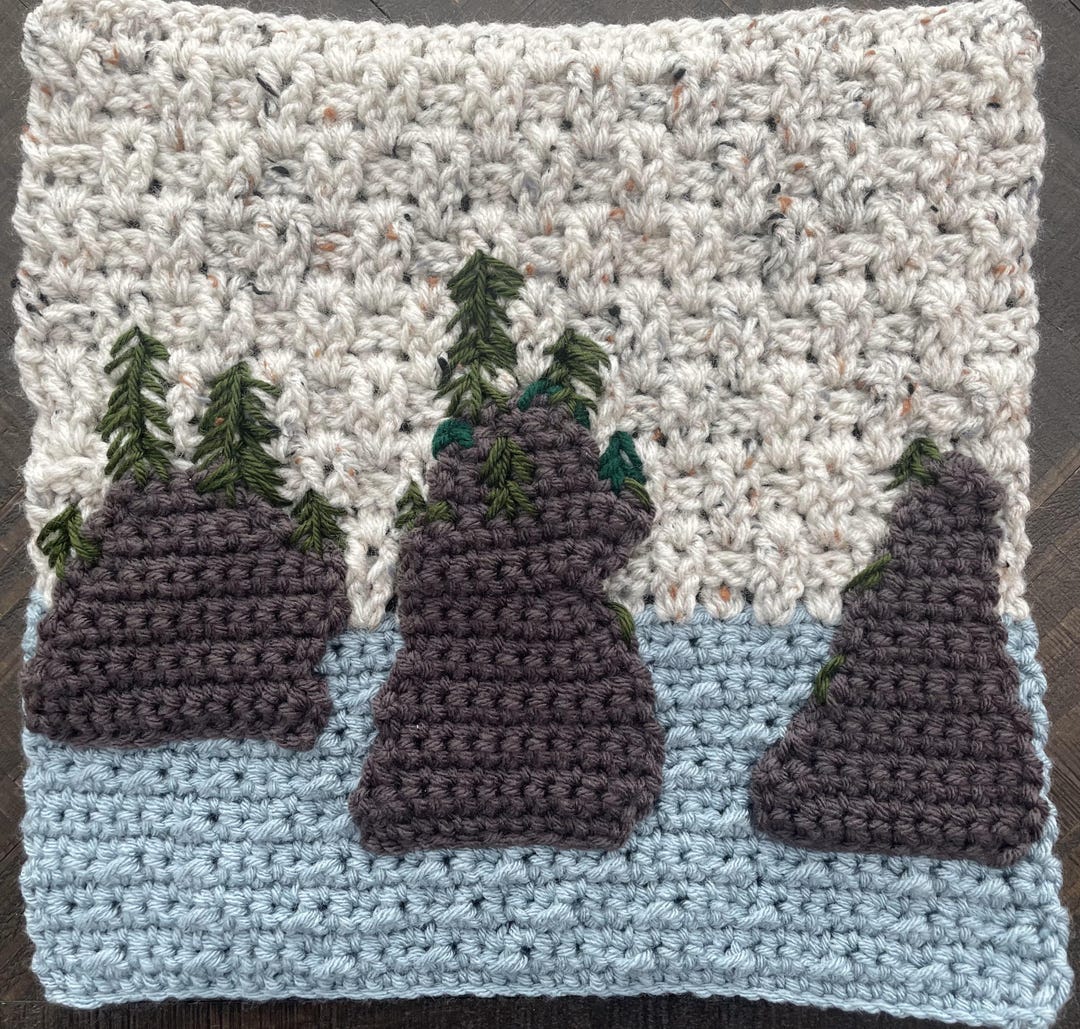 National Park Crochet Pattern - INSTANT DOWNLOAD - Kenai Fjords - Etsy