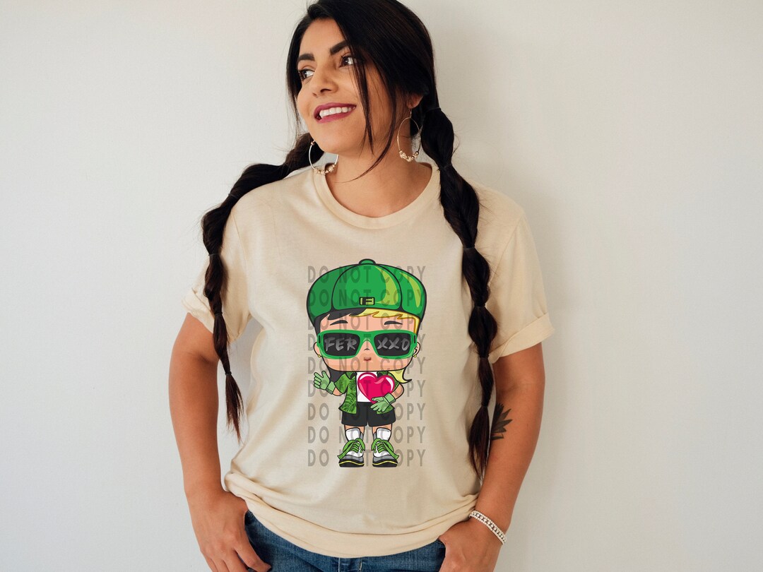 Feid Ferxxo Corazon Cartoon PNG ONLY - Etsy Canada