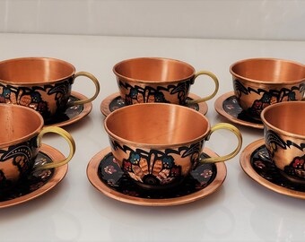 Copper Tea Cup - Etsy