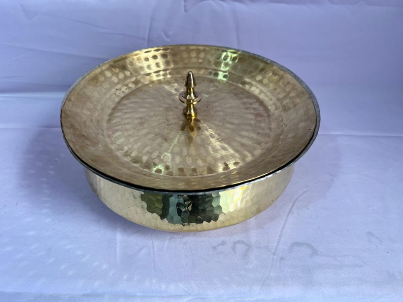 Handmade Brass Handi for Biryani Buy Cooking Traditional Indian Handi ...