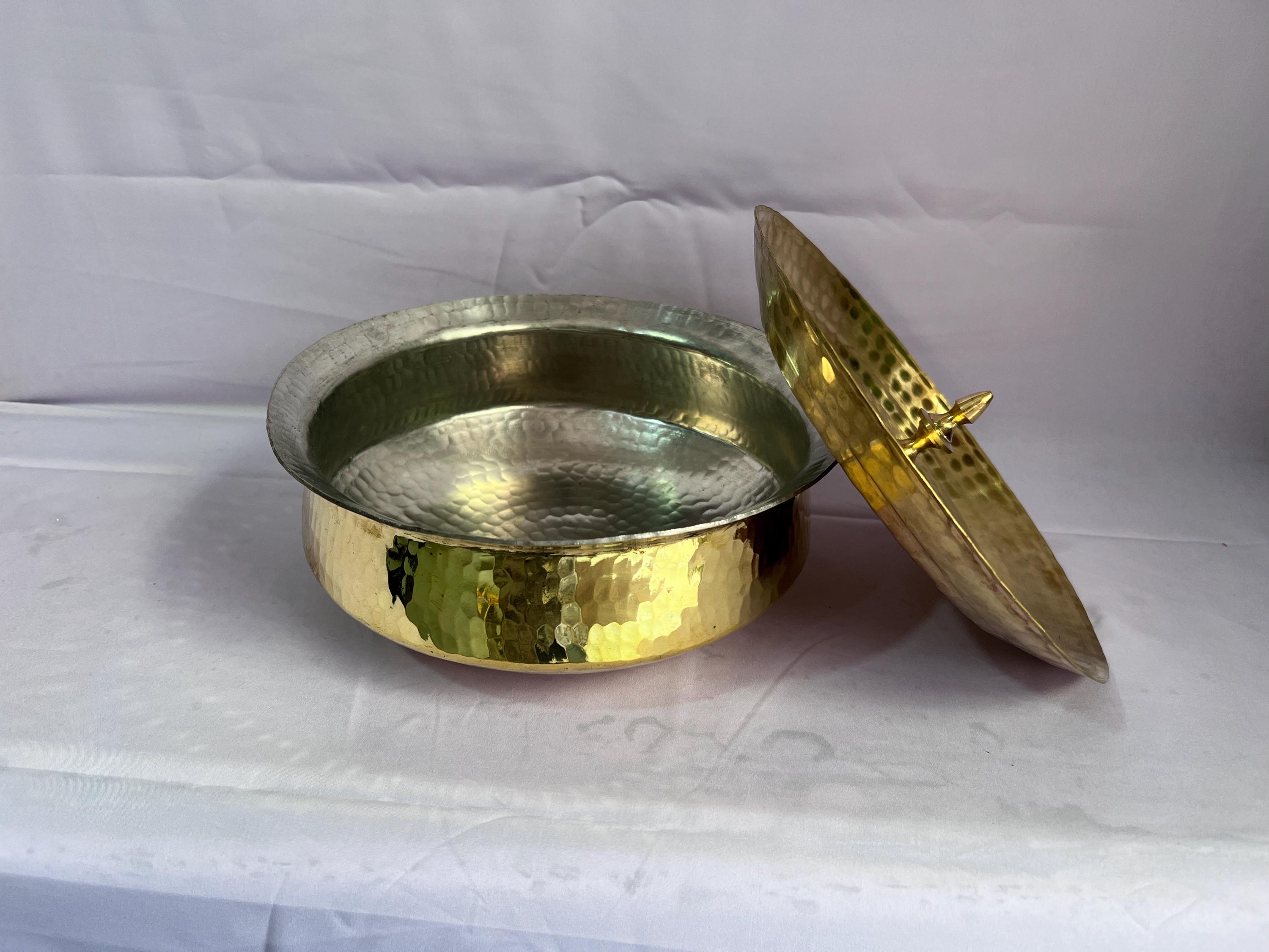 Handmade Brass Handi for Biryani Buy Cooking Traditional Indian Handi ...