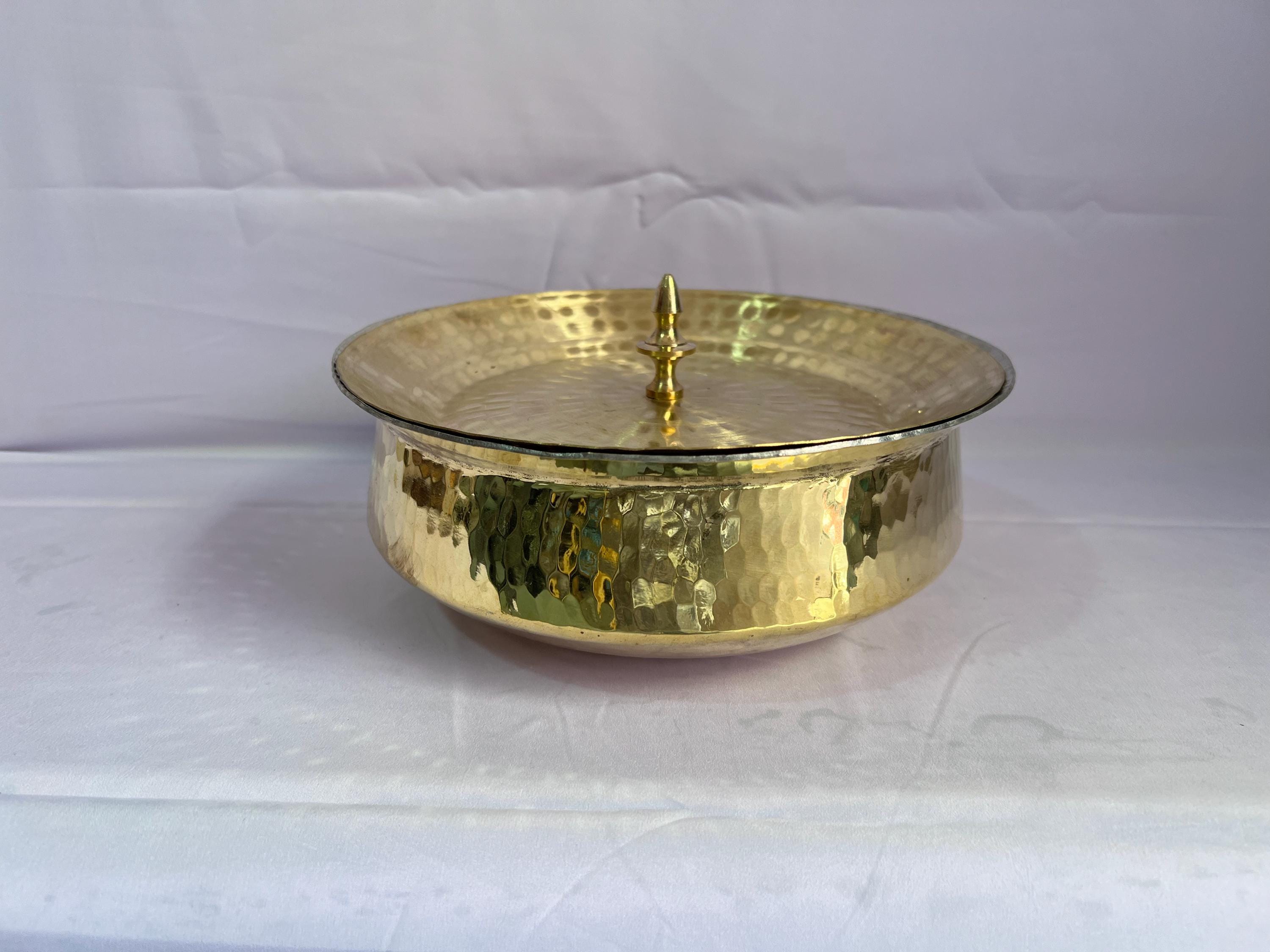 Handmade Brass Handi for Biryani Buy Cooking Traditional Indian Handi ...