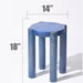 Handmade Royal Blue Wood Stool: Scandinavian Plant Stand - Etsy UK