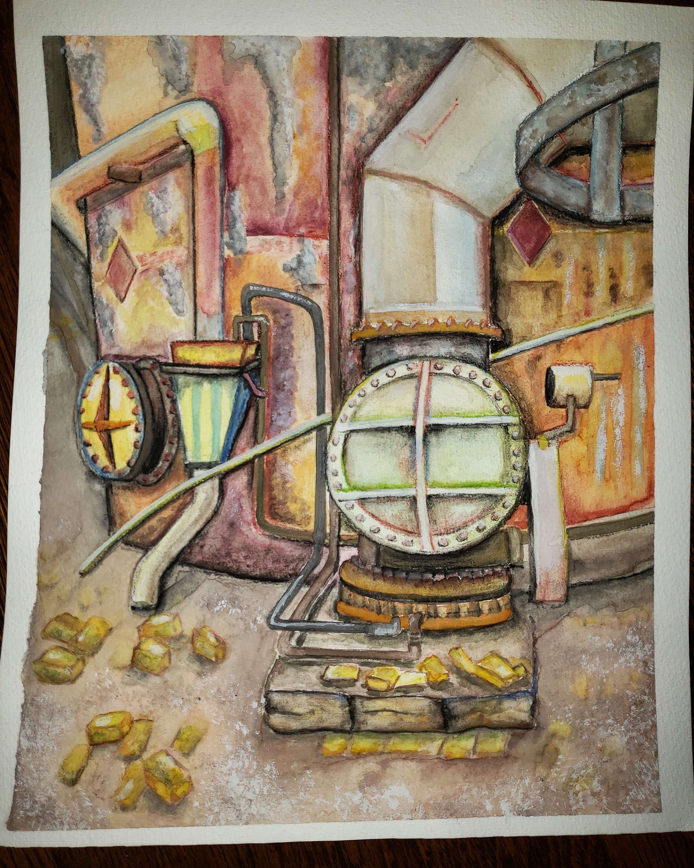 Carrie Furnace original Watercolor Painting - Etsy