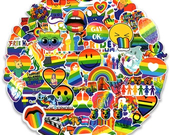 Pride Sticker Pack LGBTQ Sticker Planner Sticker Pride - Etsy