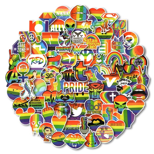Lgbt Stickers Pack - Etsy