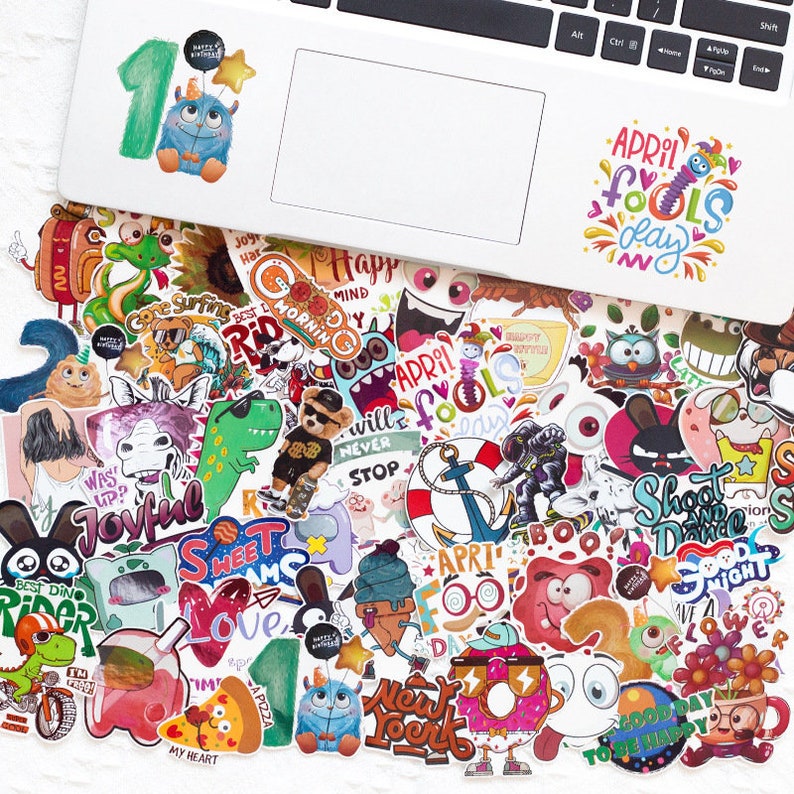 Goofy Monster 50 Cool Stickers Pack Waterproof Vinyldecals - Etsy