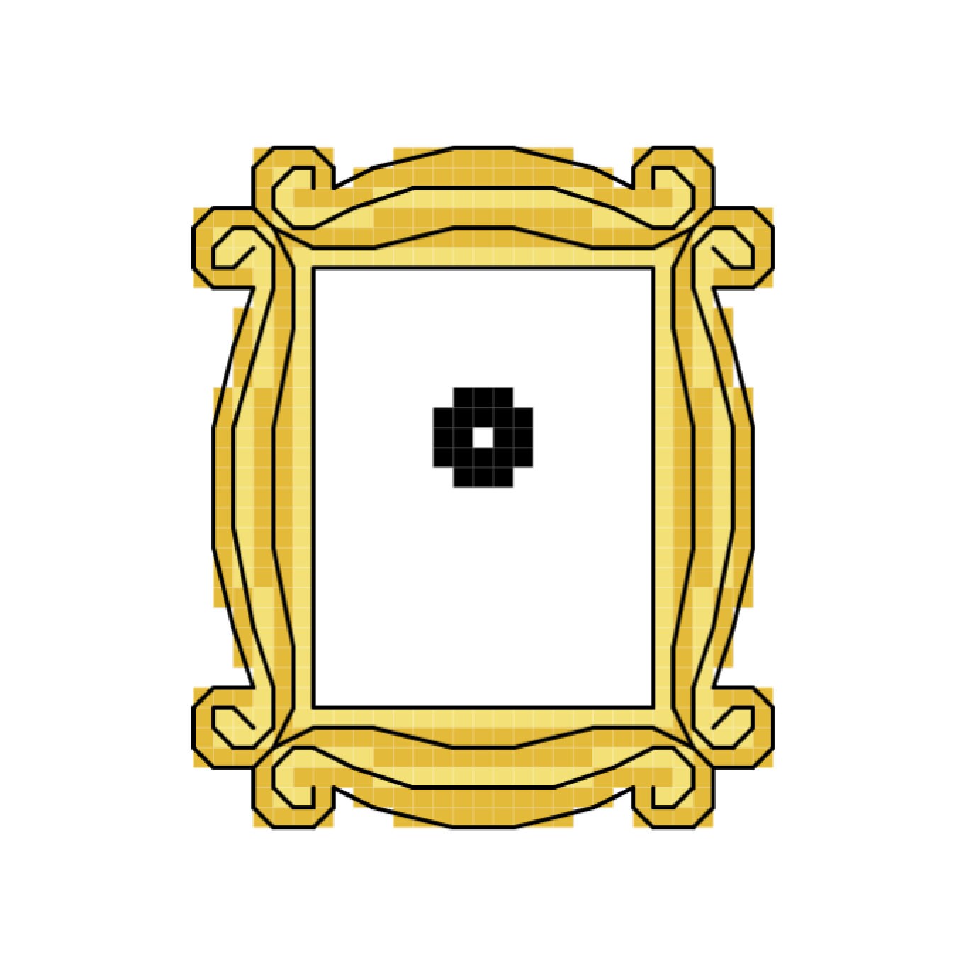 Friends TV Show Door Frame Cross Stitch Pattern PDF Download - Etsy