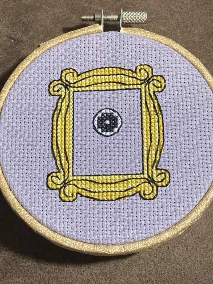 Friends TV Show Door Frame Cross Stitch Pattern PDF Download - Etsy