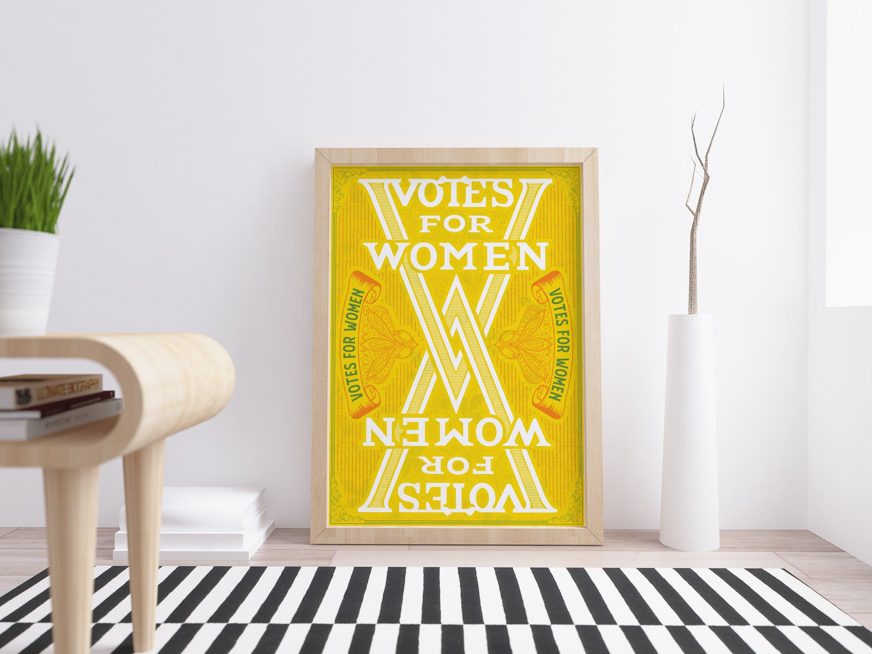 Vintage Poster for Women's Rights votes for - Etsy
