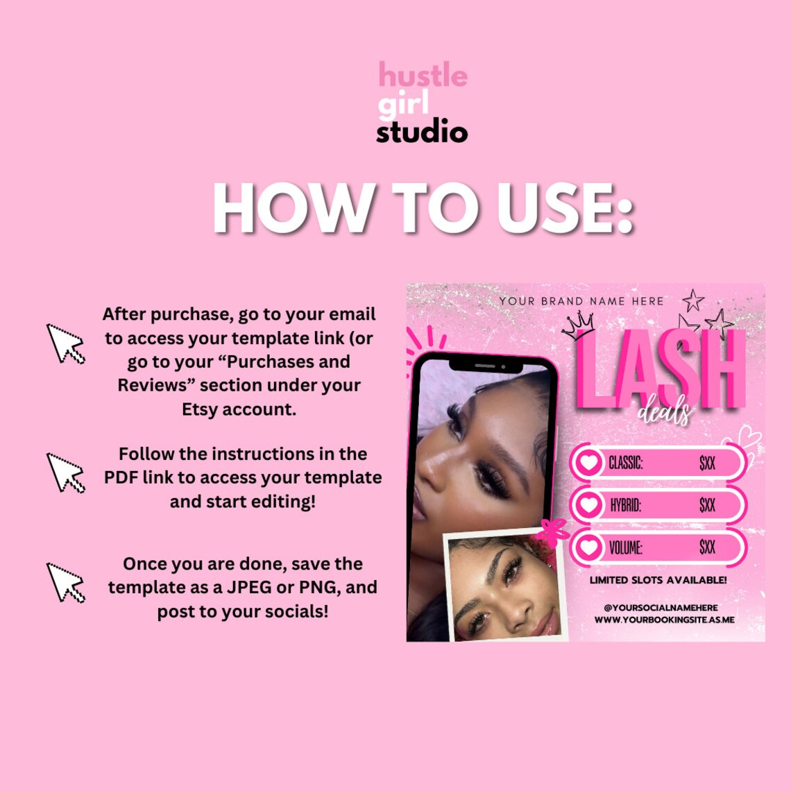 Lash Booking Flyer, Lash Tech Flyer, Lash Services, Lash Books Open ...