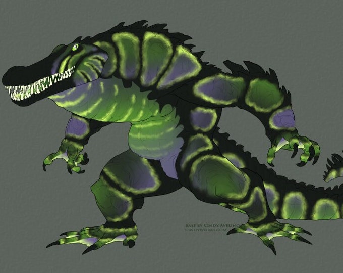 Big Daddy Gator: EXCLUSIVE Furry Adoption,instant Download - Etsy