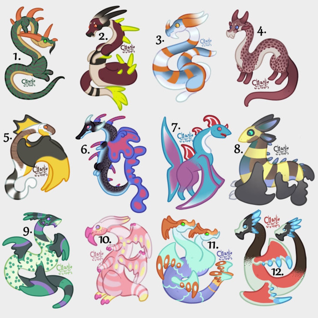 Little Dragon Adopts 2nd Batch - Etsy