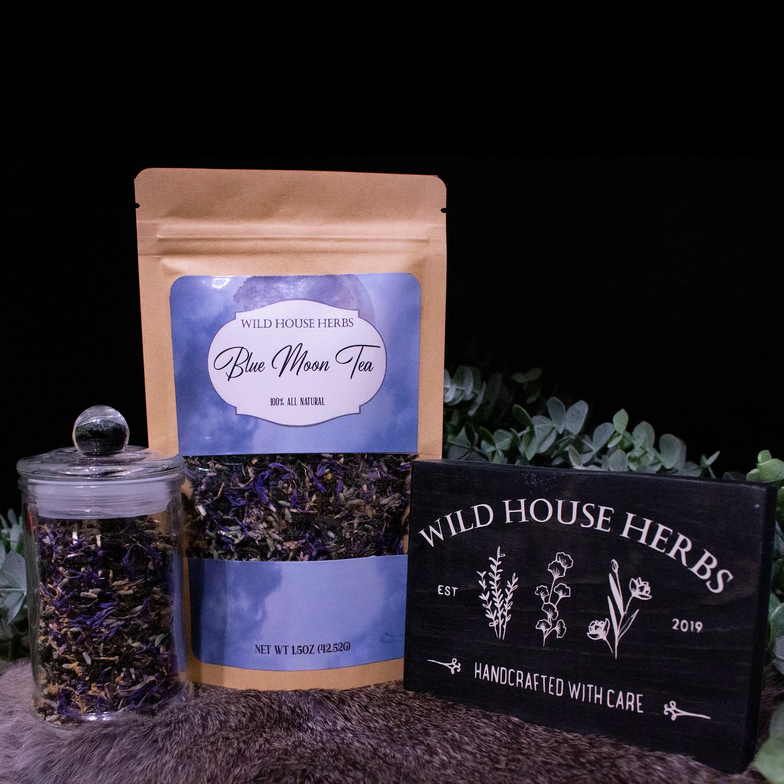 Blue Moon Tea Herbal Tea Loose Tea Organic Tea Natural Tea Lavender Tea ...