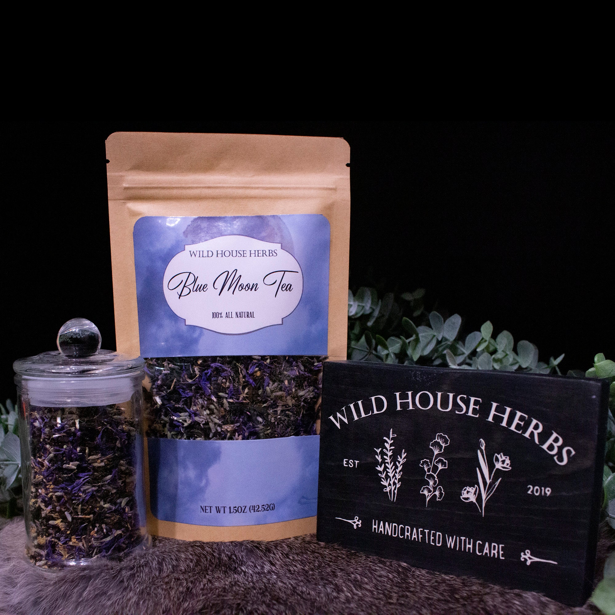 Blue Moon Tea Herbal Tea Loose Tea Organic Tea Natural Tea Lavender Tea ...