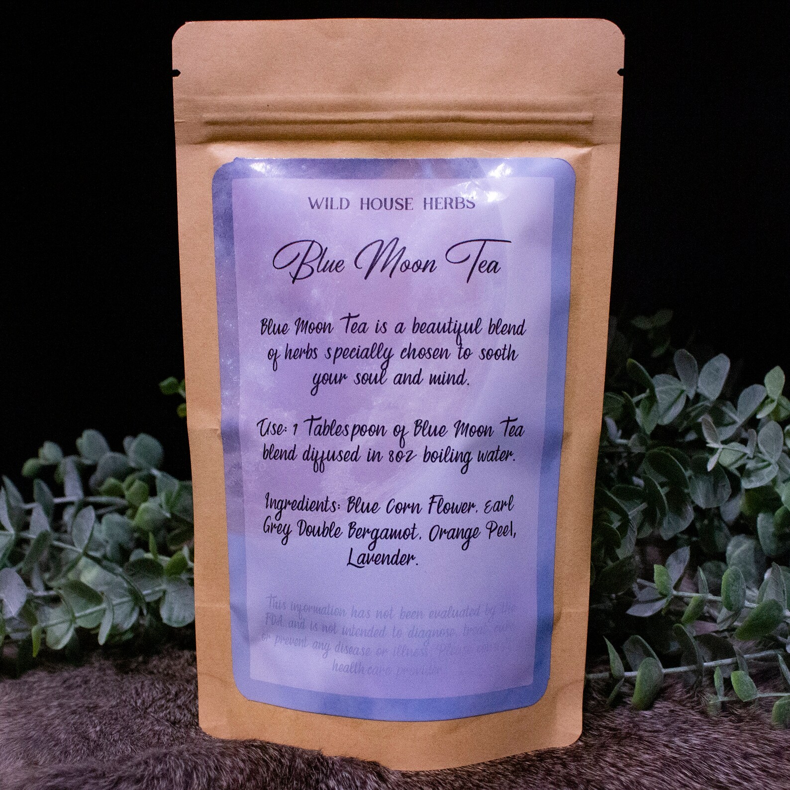 Blue Moon Tea Herbal Tea Loose Tea Organic Tea Natural Tea Lavender Tea ...