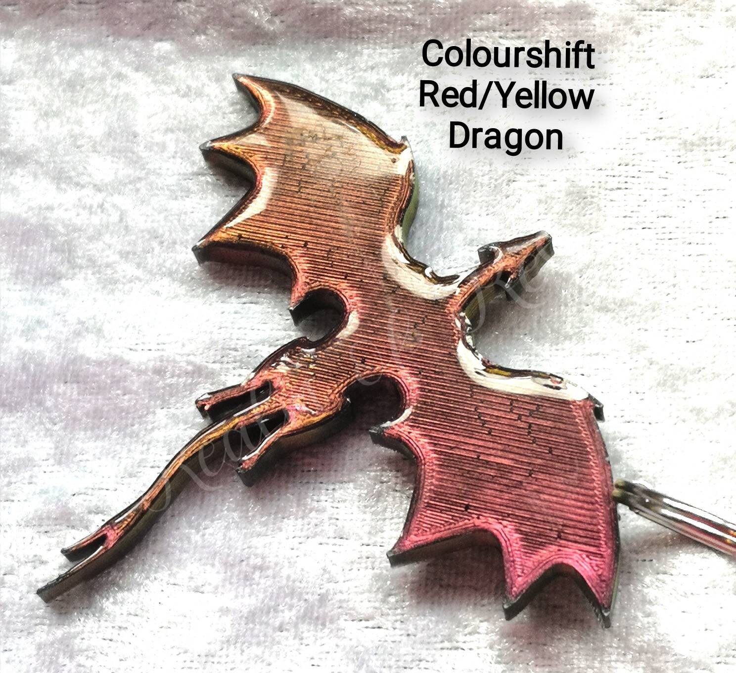 Resin Keyring, Dragon Key Chain, Dragon Gift, D&D, Key Chain Accessory ...