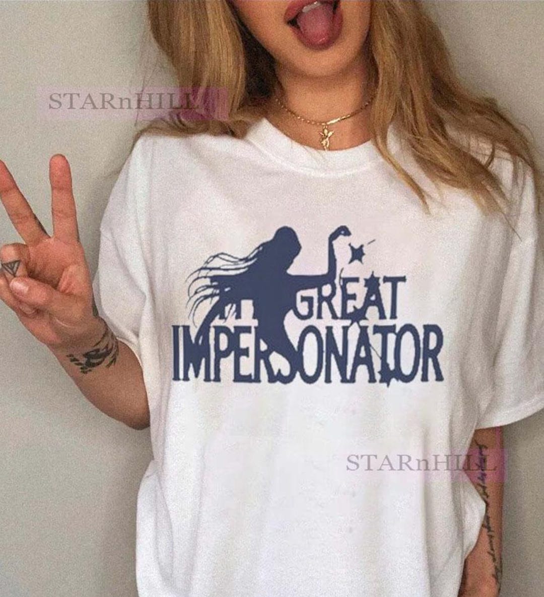 Halsey Impersonator Shirt, Halsey Sign Shirt, Halsey American Singer T ...