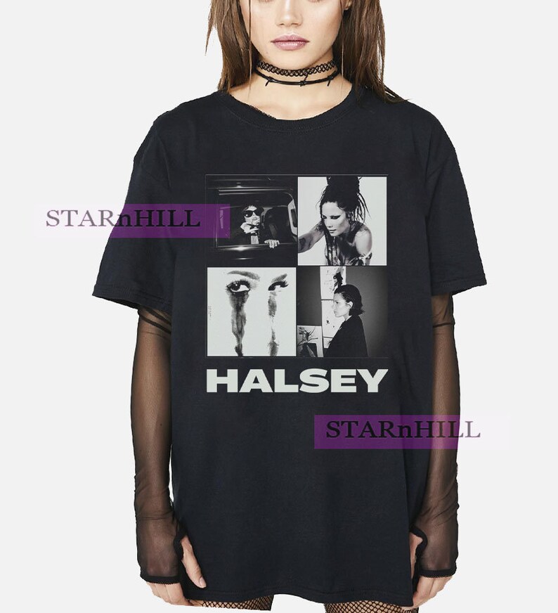 Halsey Bnw T-shirt, Halsey Sign Shirt, Halsey American Singer T Shirt ...