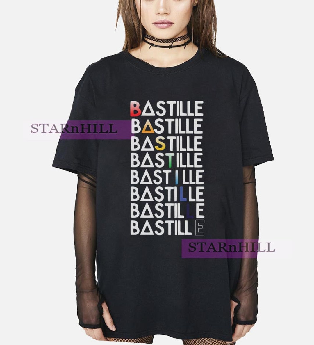 Bastille T-shirt, Bastille Bad Blood Tour 2024 Shirt, Bastille Band ...