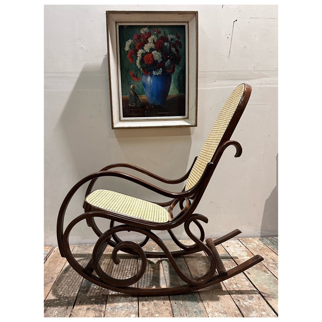 1950's Dead-stock Bentwood Rocking Chair 5 Available as New - Etsy ...