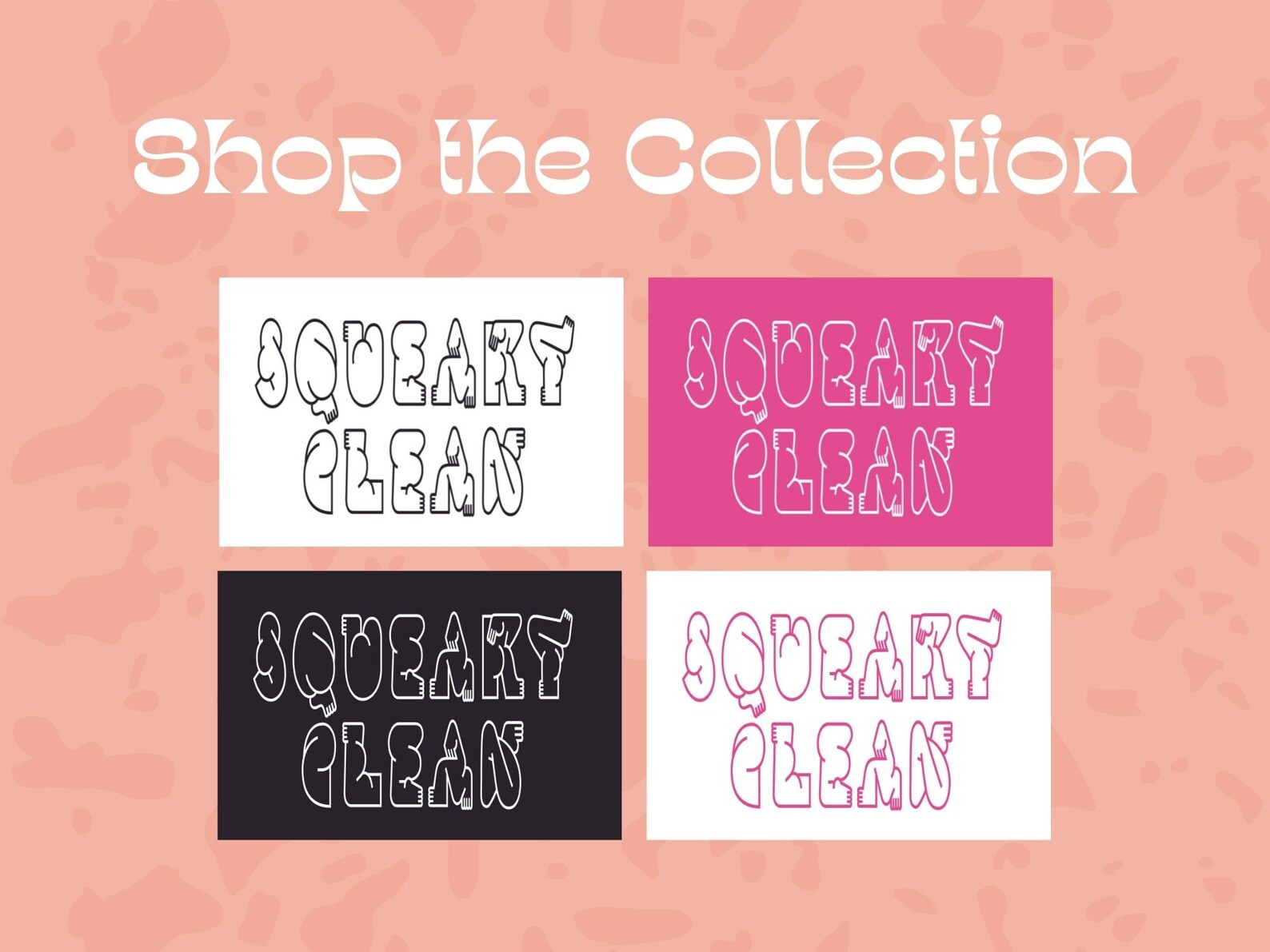 Hot Pink Squeaky Clean Wall Art, Digital Download, Dorm Decor ...