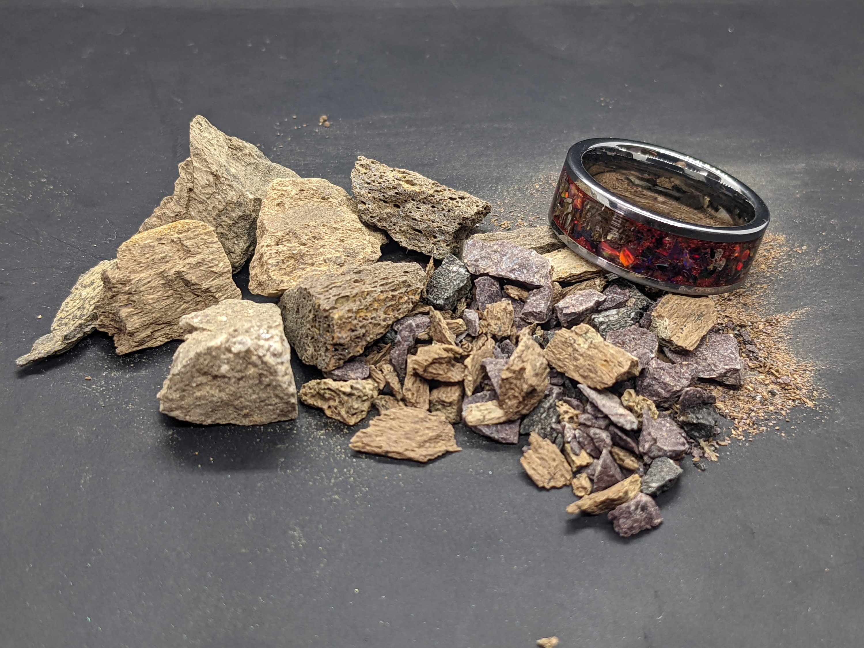 Triceratops Dinosaur Bone Fragments Ring Making Craft - Etsy