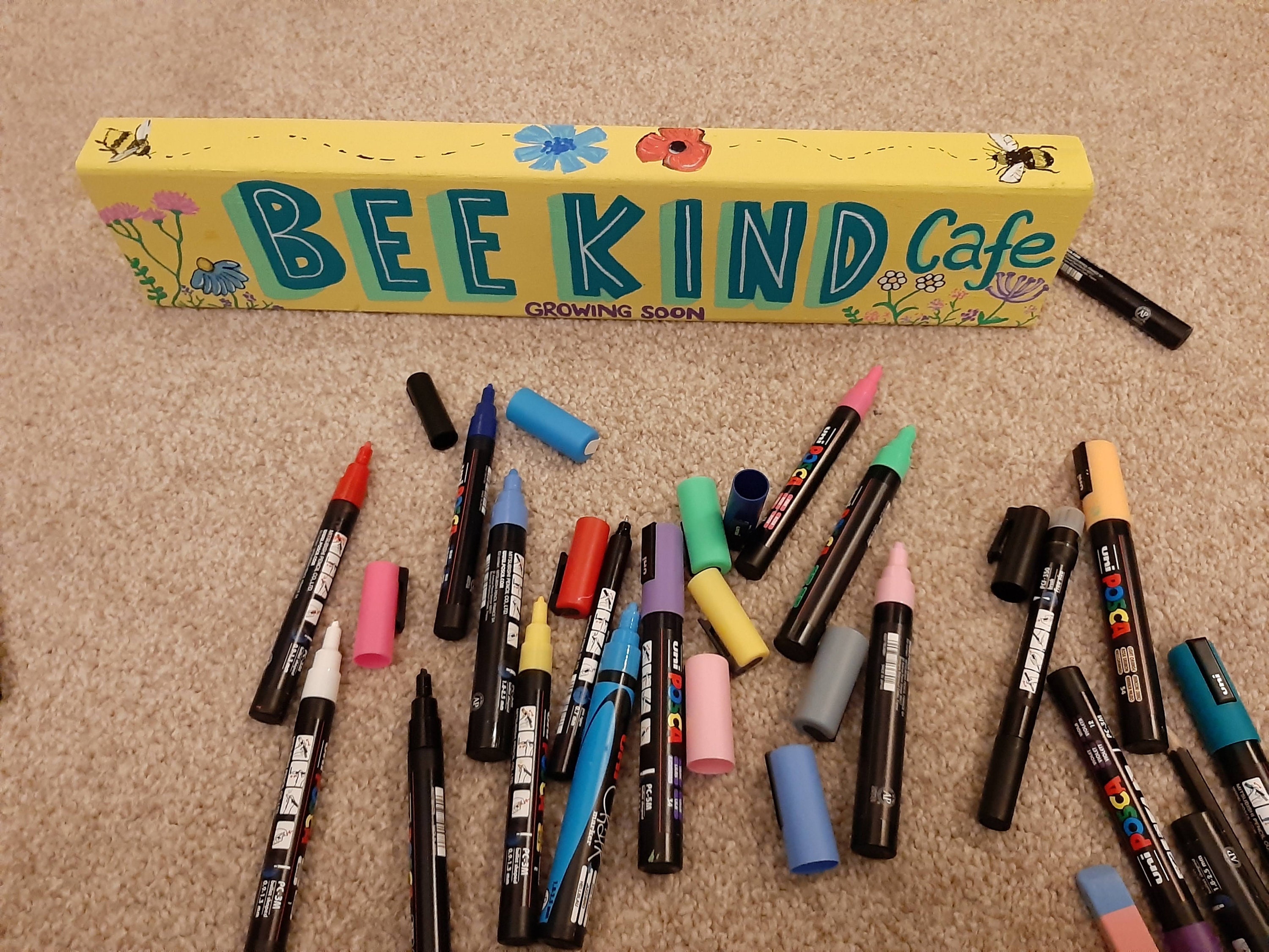 Wildflower Meadow Wooden Sign Original Artwork Colour Sign | Etsy UK