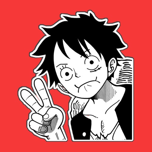 Straw Hat Luffy Crew Stickers One Piece - Etsy