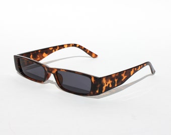 Retro Rectangle Sunglasses Women Brand Designer Vintage Small - Etsy