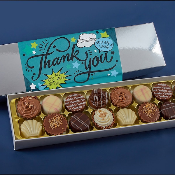 Thank You Chocolate Box - Etsy UK