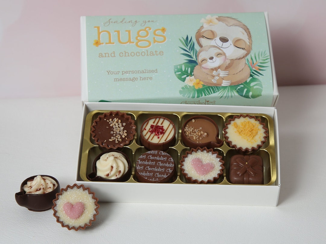 Personalised Luxury Chocolate Box 8 Delicious Chocolates With A Cute ...