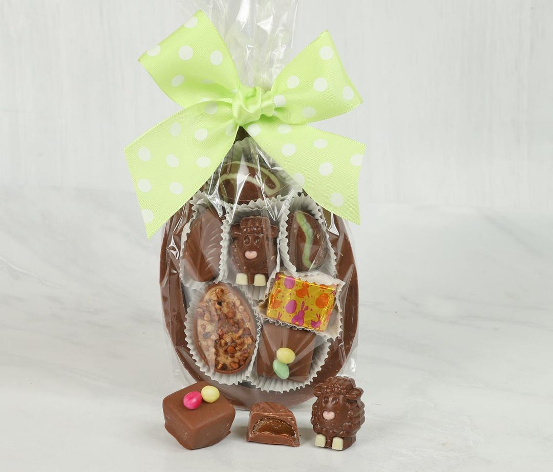 Belgian Milk Chocolate Easter Egg Filled With Luxury Milk Chocolates ...