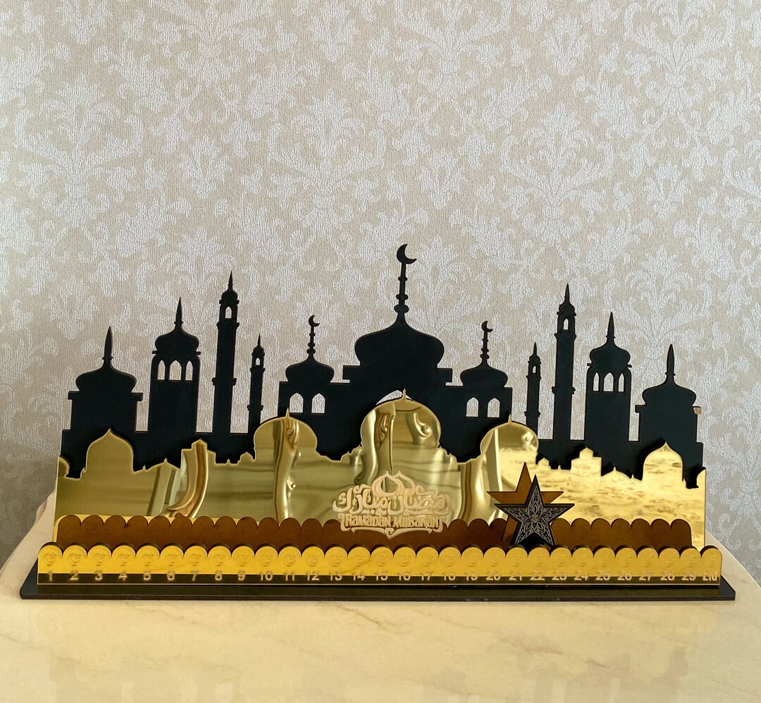 Eid Mubarak Decor for Tables, Eid Countdown, Eid Gifts, Eid Mubarak ...