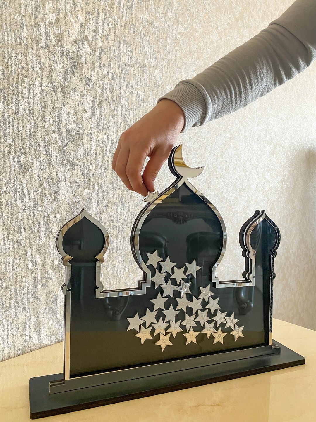 Ramadan Decor for Tables, Muslim Gifts, Eid Gifts, Eid Countdown Jar ...