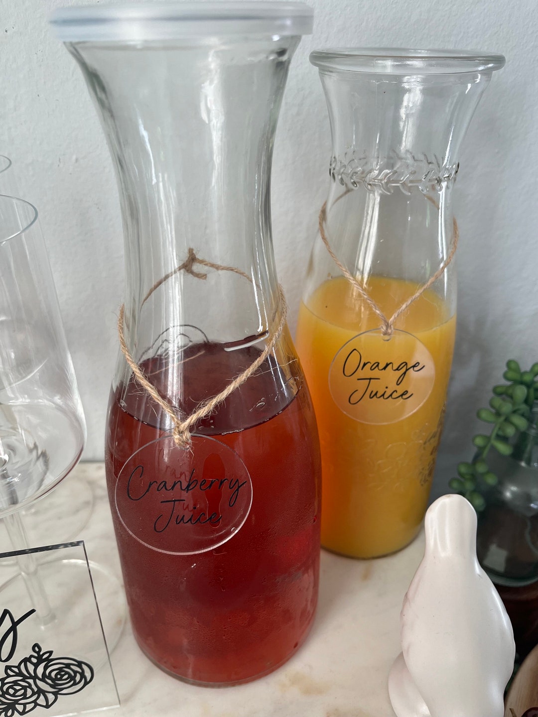 Round Food/beverage Name Tags - Etsy