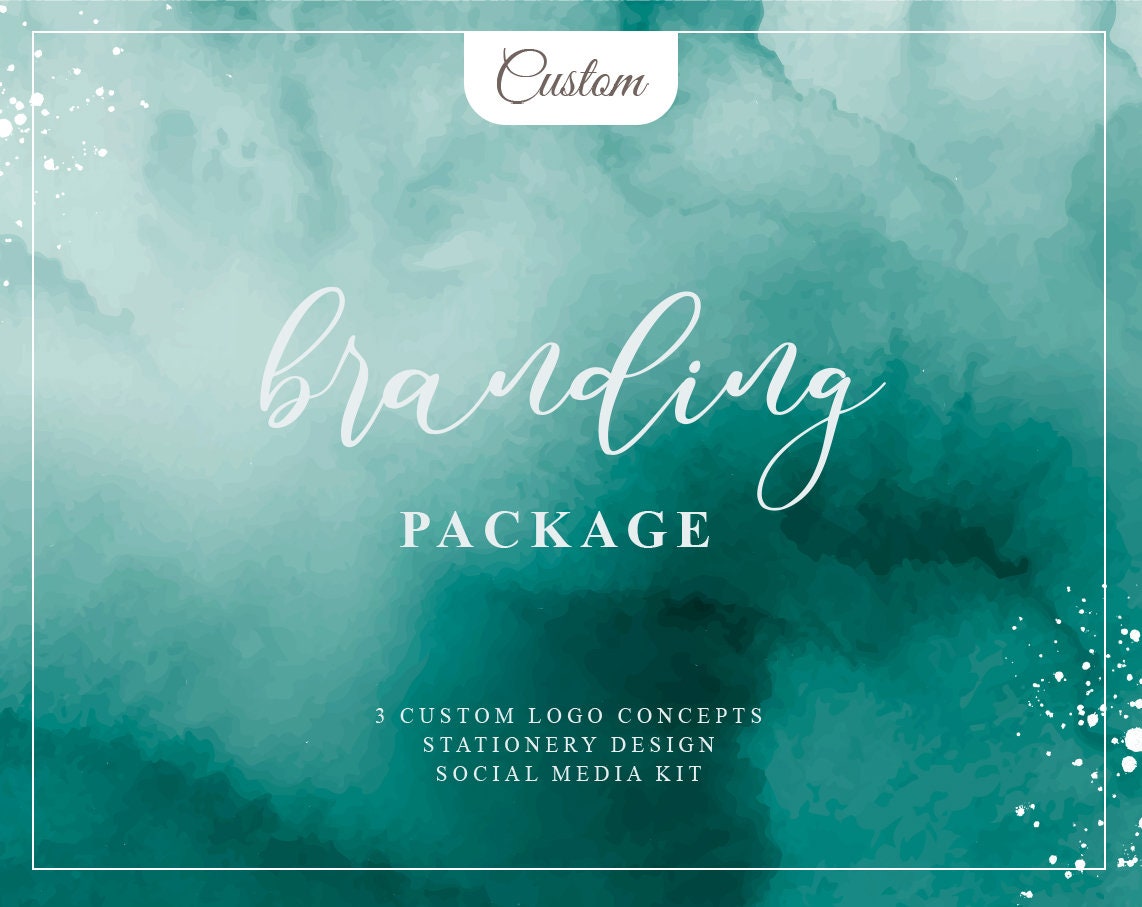Branding Package Custom Logo Design Branding Package | Etsy