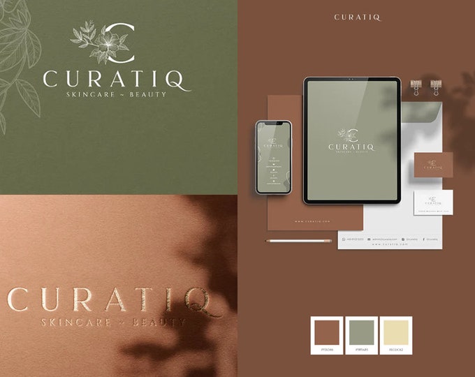 Custom Bold Colorful Brand Kit Custom Logo Design Canva Bright Fun ...