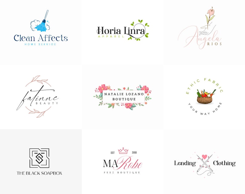 Custom Logo Design Custom Branding Business Branding Kit - Etsy