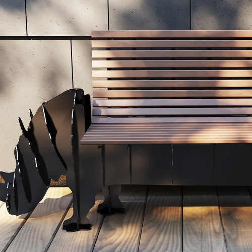 Deer Bench Plasma Laser Design DXF Files for CNC Laser or - Etsy