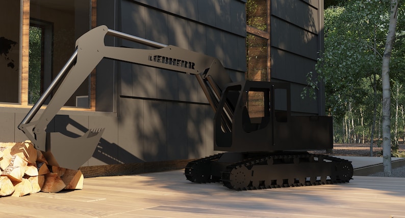 Digger, Excavator BBQ, Fire Pit - Plasma, Laser Design - DXF Files for ...