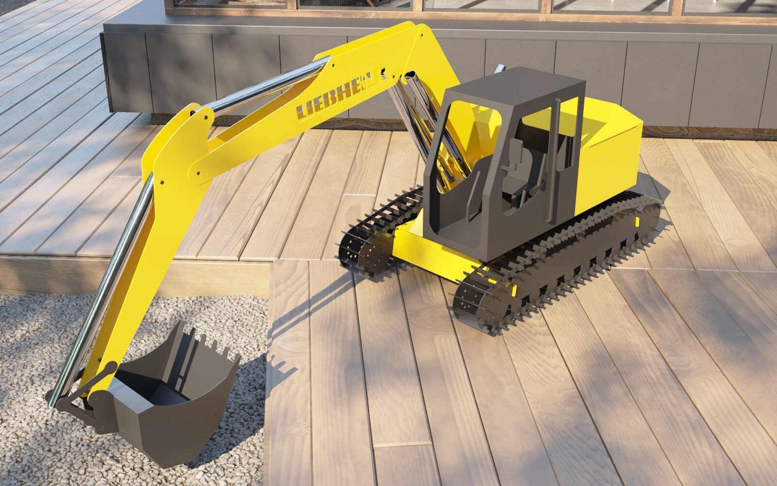 Digger, Excavator BBQ, Fire Pit - Plasma, Laser Design - DXF Files for ...