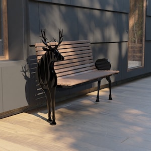 Deer Bench, Plasma, Laser Design - DXF Files for CNC Laser or Plasma ...