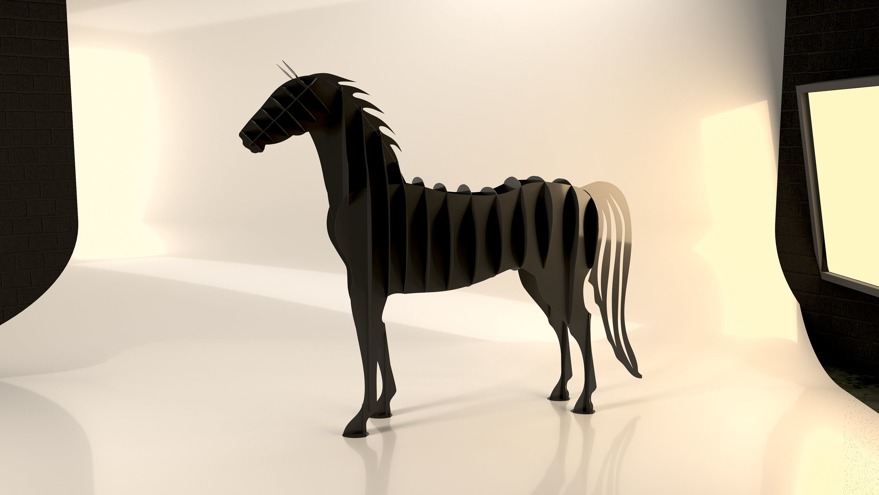 Horse Statue, Garden Decor - Plasma, Laser Design - DXF, DWG Files for ...