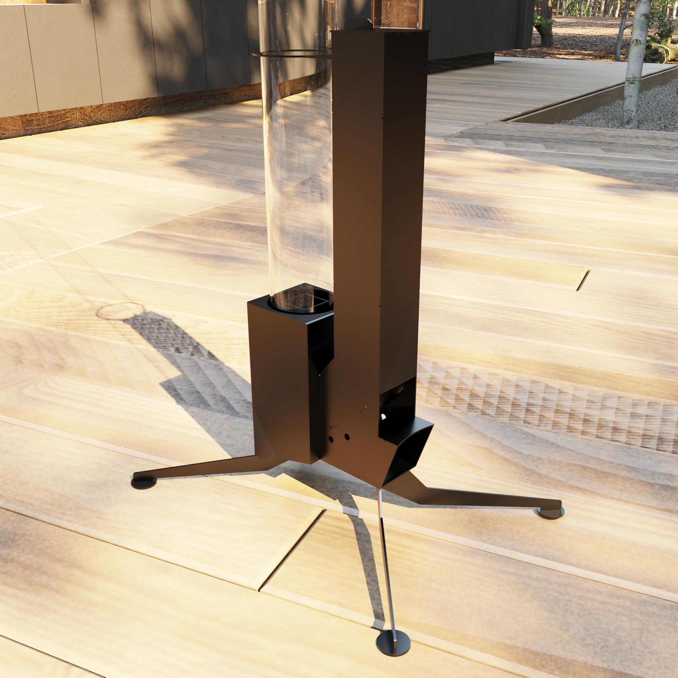 Pellet Torch Lite - Fire Tube - Patio Heater - Plasma, Laser Design ...