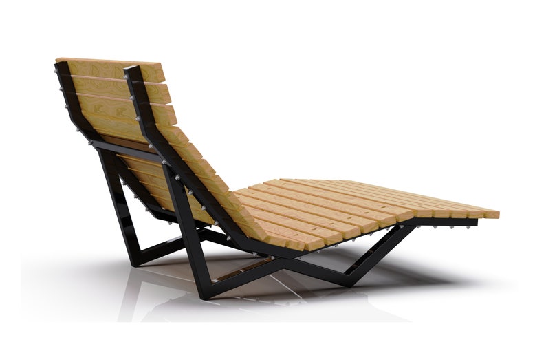 Sun Lounger - DIY Plans - Fabrication Drawings - Blueprints - Etsy