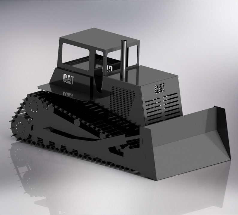 Bulldozer BBQ, Fire Pit - Plasma, Laser Design - DXF Files for CNC ...