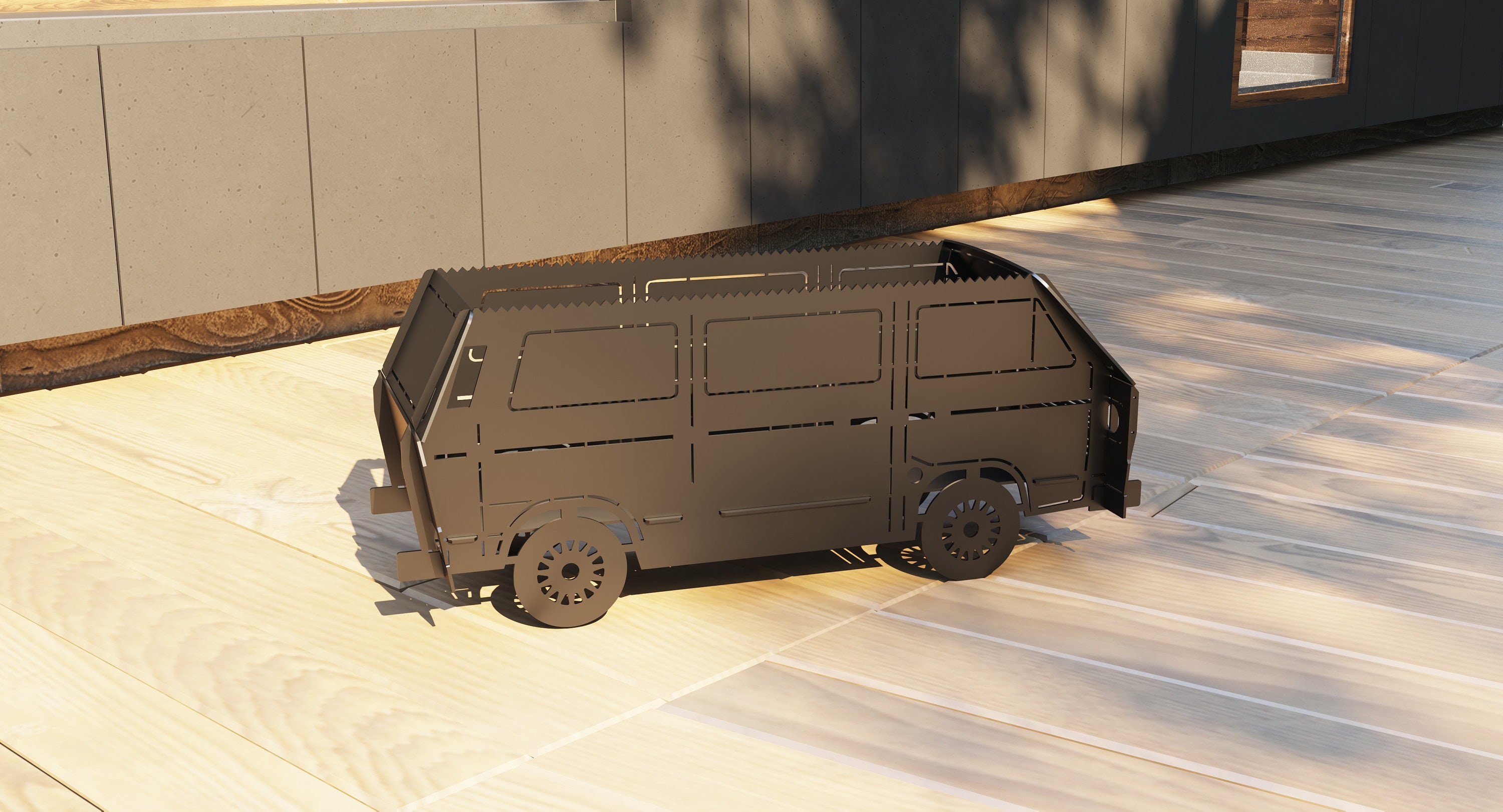 Transporter T3 Firepit - BBQ - DXF Files for CNC Laser or Plasma ...